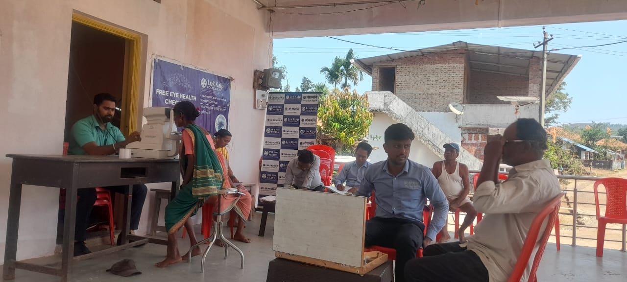 Free Eye Camp at Chikale by Lok Kalp & Netradarshan Hospital