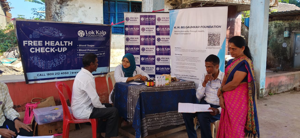 Free General Health Camp at Jamboti Village